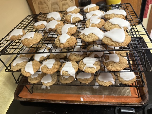 Iced Oatmeal Cookies - Smitty Mini Farm